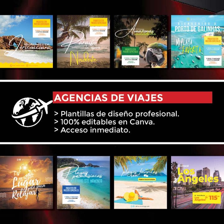 Plantillas de diseño para agencias de viaje | Web Soluciones